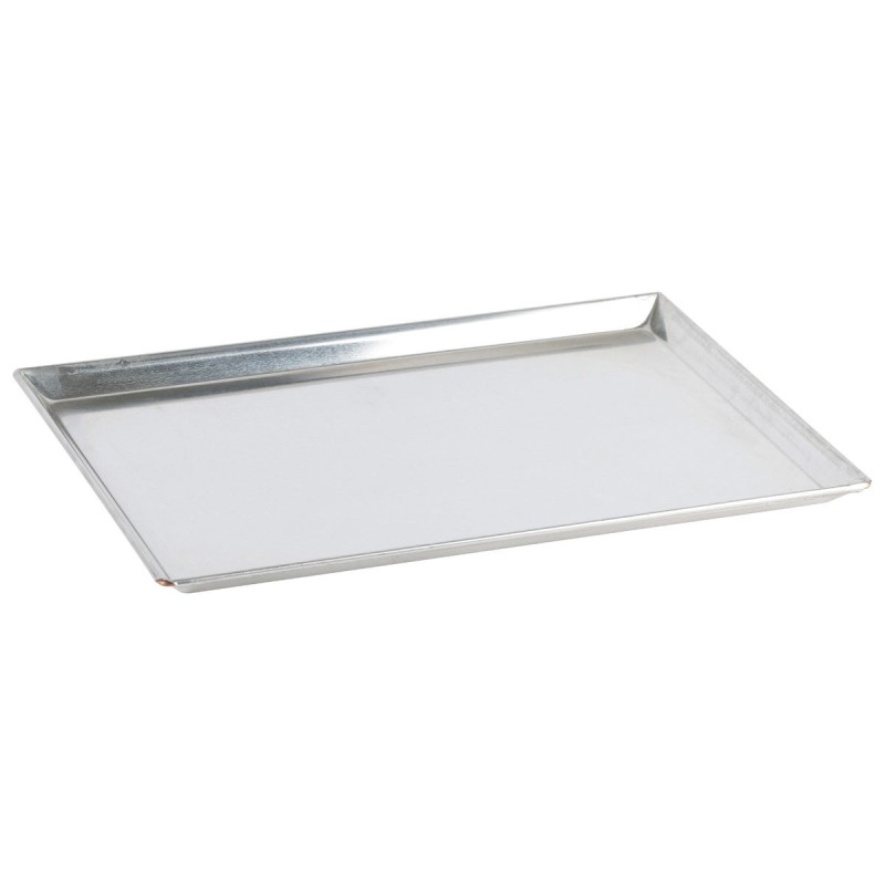 Plaque pâte roulée - fer blanc - 370 x 270 x 16 mm